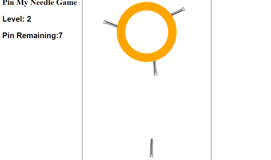 Pin My Needle Game In Javascript Free Source Code Sourcecodester